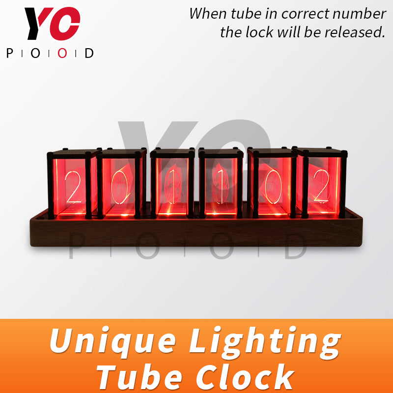 Light tube clock prop for Escape Room Clock Prop — YOPOOD